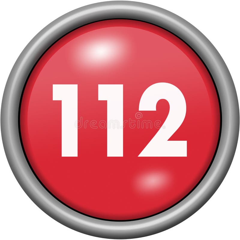 Red Design 112 in Round 3D Button Stock Illustration - Illustration of ...