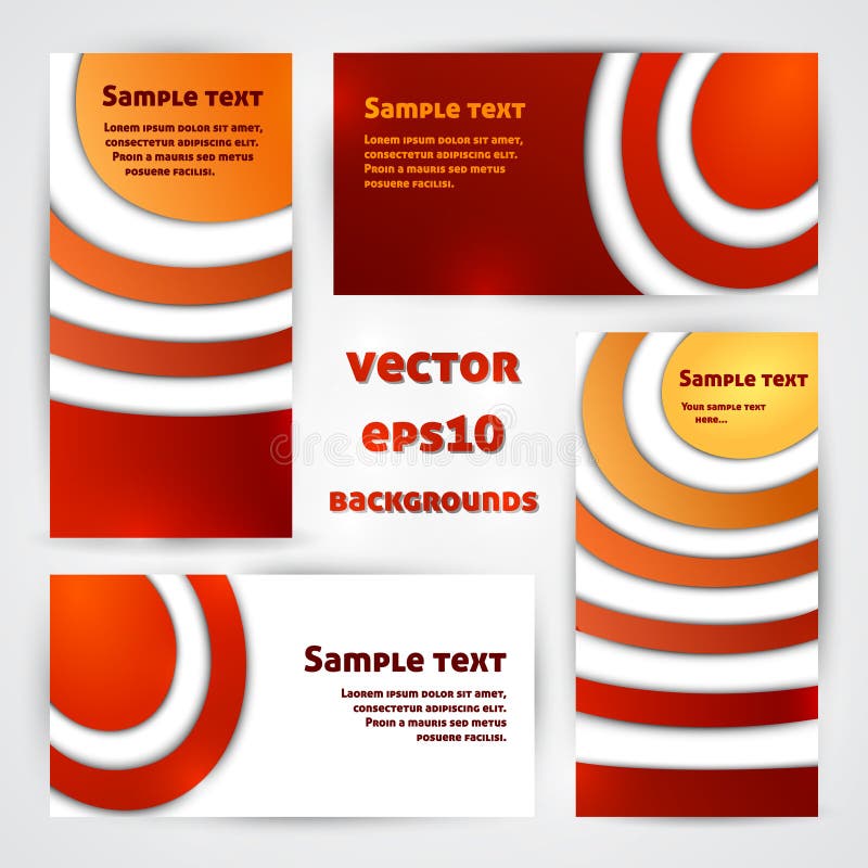 Red designs stock vector. Illustration of frame, business - 27826176