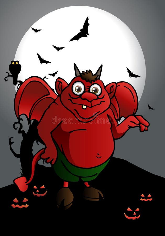 Red devil stock illustration. Illustration of figure - 26599295