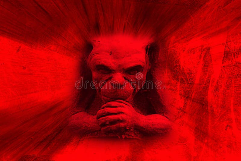 Red devil stock image. Image of shadow, halloween, jealousy - 144219