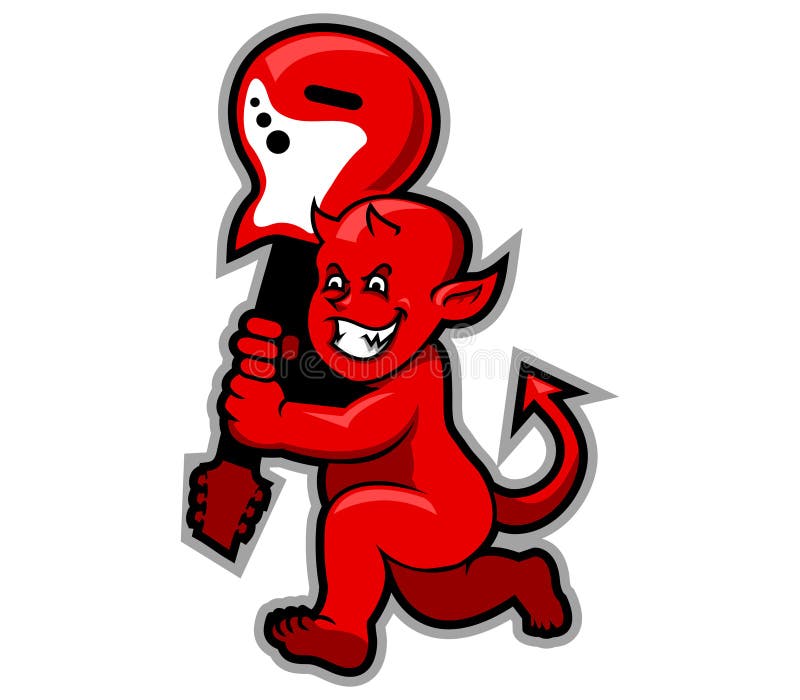 Devil Running Stock Illustrations – 650 Devil Running Stock ...