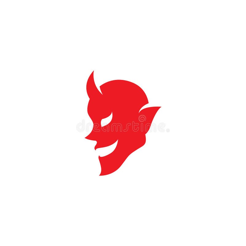 Red Devil Logo Vector Icon Template Stock Vector - Illustration of ...