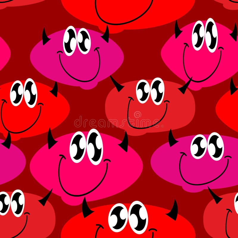 Eye Devils Vector Illustration Download Stock Vector - Illustration of ...