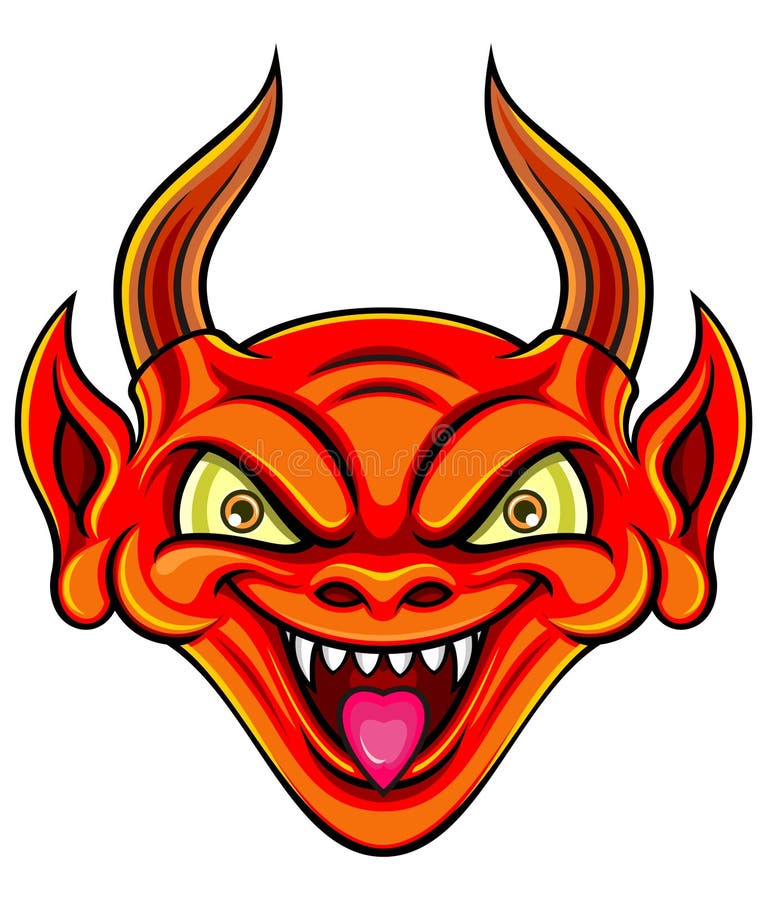 Red devil stock illustration. Illustration of dagger - 44269862