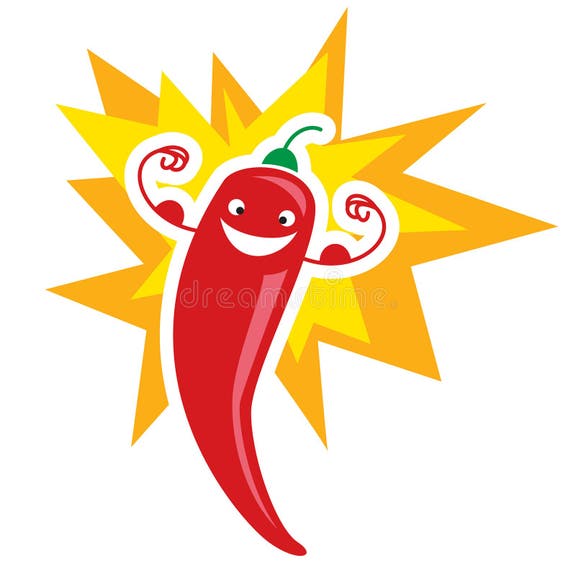 Chili Pepper Character Fire Stock Illustrations – 907 Chili Pepper ...