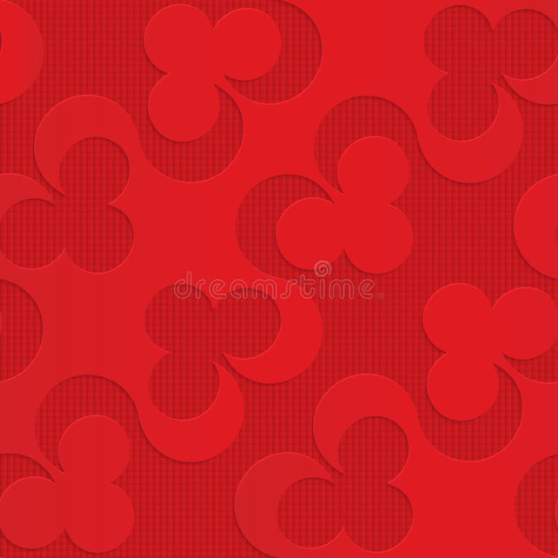 Red Diagonal Clubs on Checkered Background Stock Vector - Illustration ...