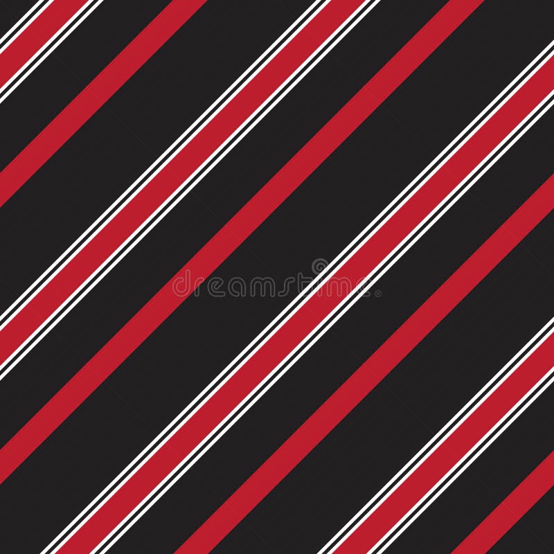 Red Diagonal Striped Seamless Pattern Background Stock Vector ...
