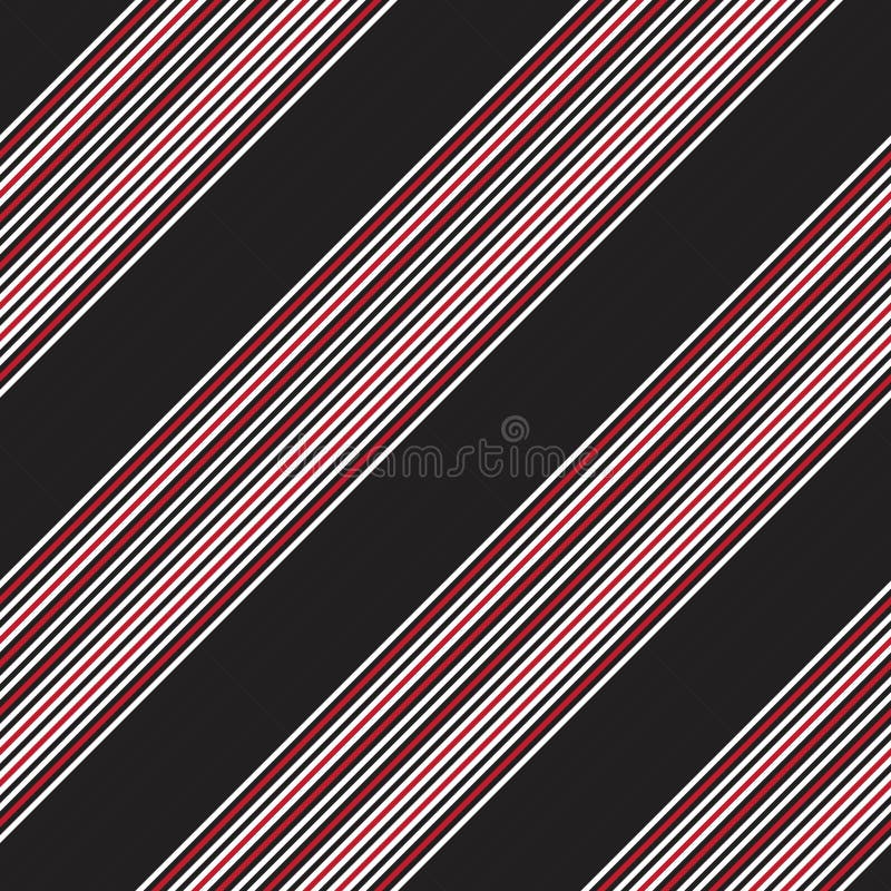 Red Diagonal Striped Seamless Pattern Background Stock Vector ...