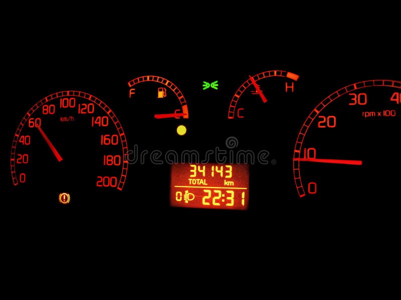 Car dashboard stock image. Image of instrument, indicator - 29975395