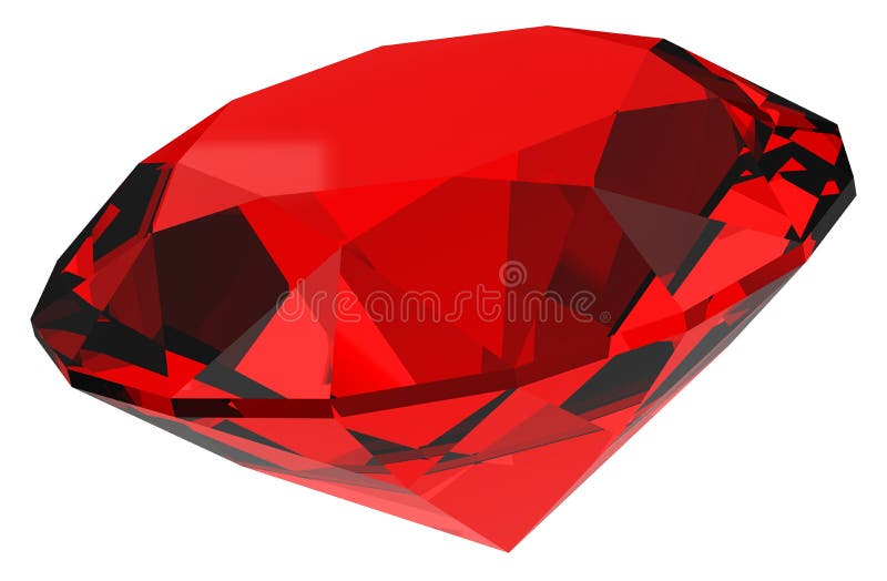 The red diamond stock illustration. Illustration of jewellery - 51011447
