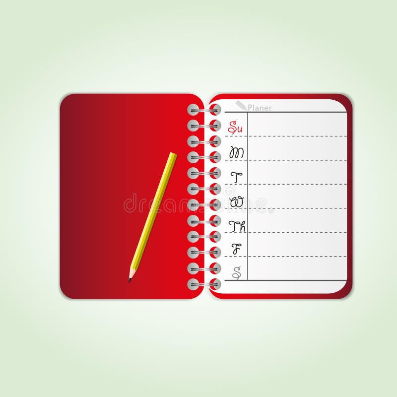 New blank page stock vector. Illustration of notebook - 22639236
