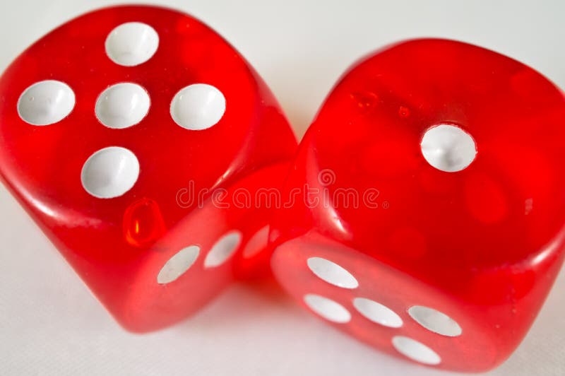 Red Dice stock image. Image of casino, odds, play, luck - 22103905