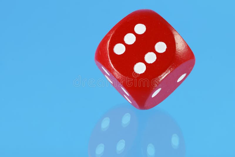 Red dice stock photo. Image of closeup, macro, game, reflection - 23306878