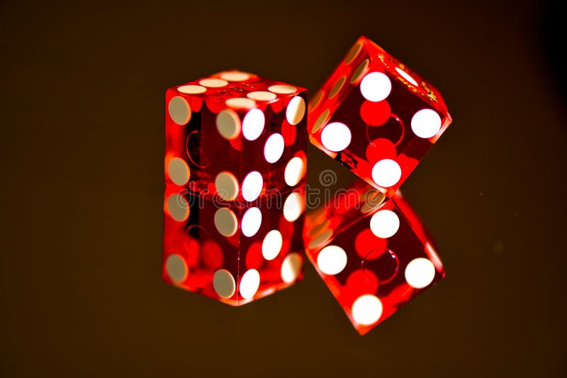 Red Dice stock photo. Image of dice, clear, games, reflection - 7247568
