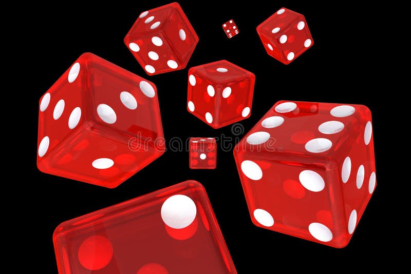 Red Dice stock illustration. Illustration of concept - 36369862