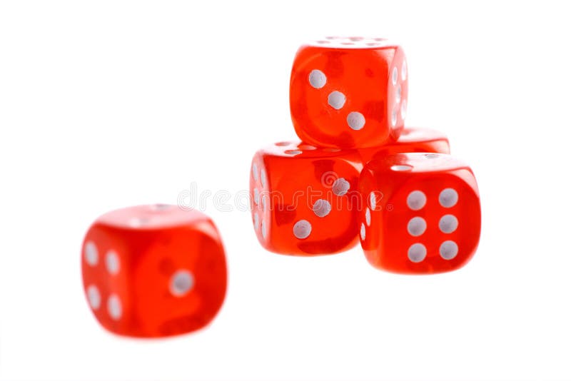 Red Dice stock image. Image of hits, odds, closeup, play - 35255403