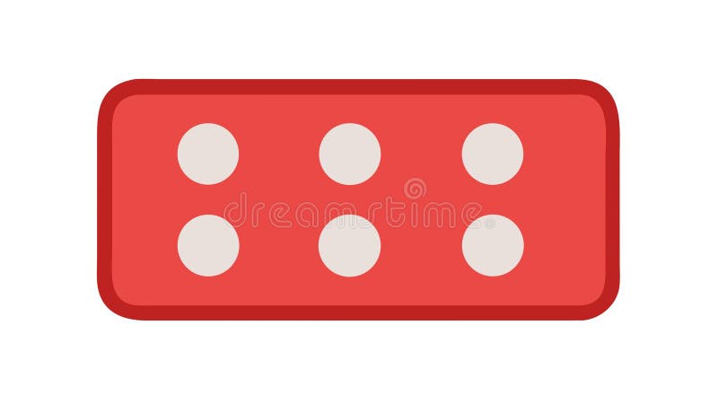 Red Dice Game Board Game Flat Icon, Vector Design Generative AI Stock ...