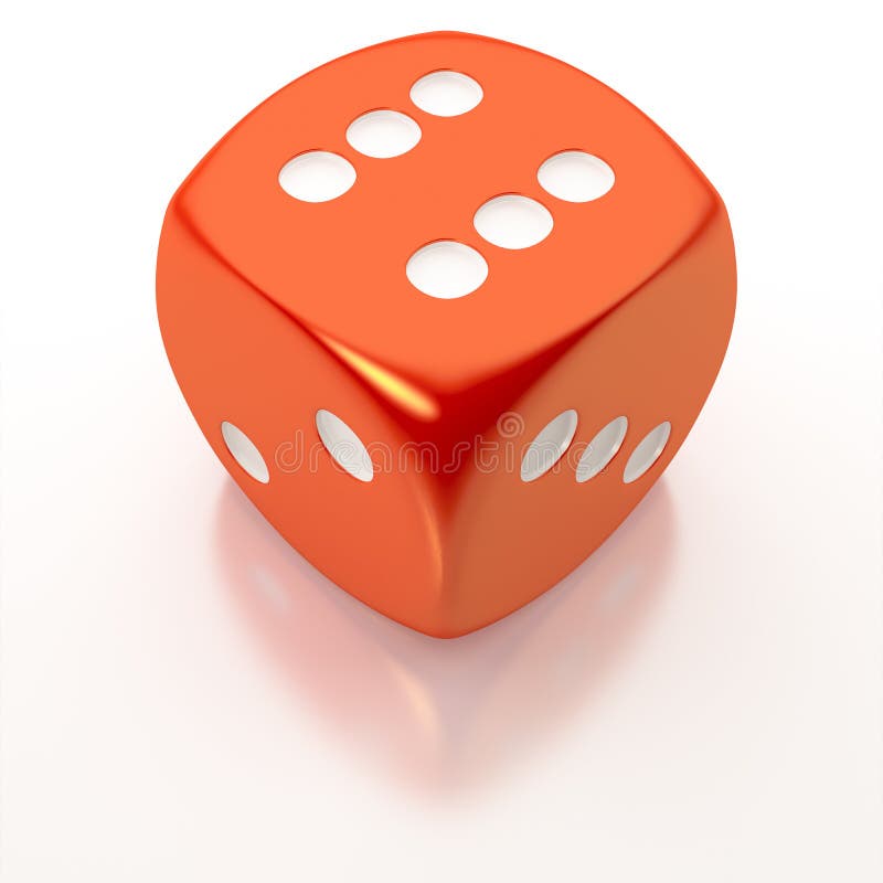 Red risk dice stock illustration. Illustration of danger - 30699890