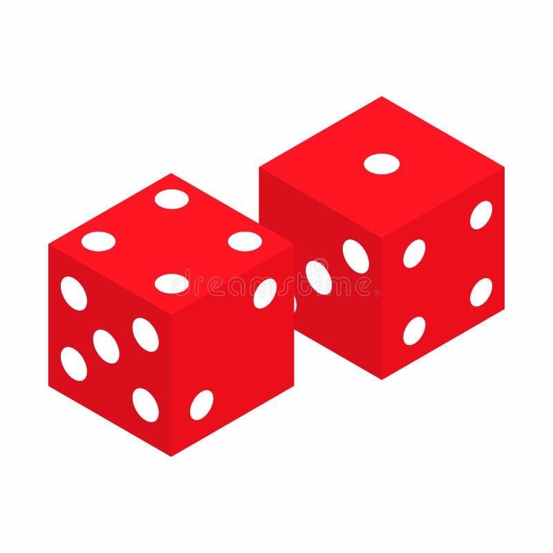 Red Dice Isometric 3d Icon Stock Illustrations – 239 Red Dice Isometric ...