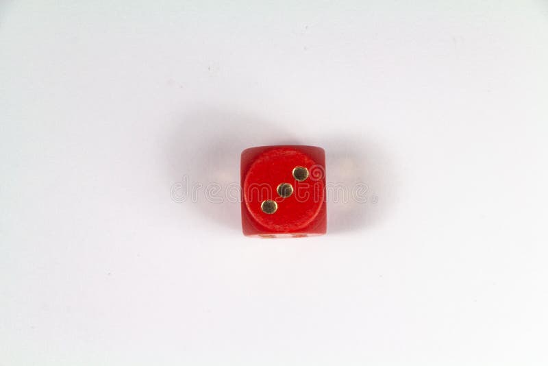 Red Dice on White Background Stock Photo - Image of gambling, play ...