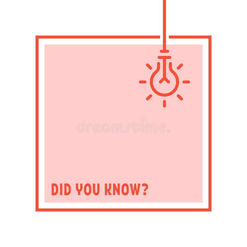 Did You Know Red Graphic Stock Illustrations – 166 Did You Know Red ...