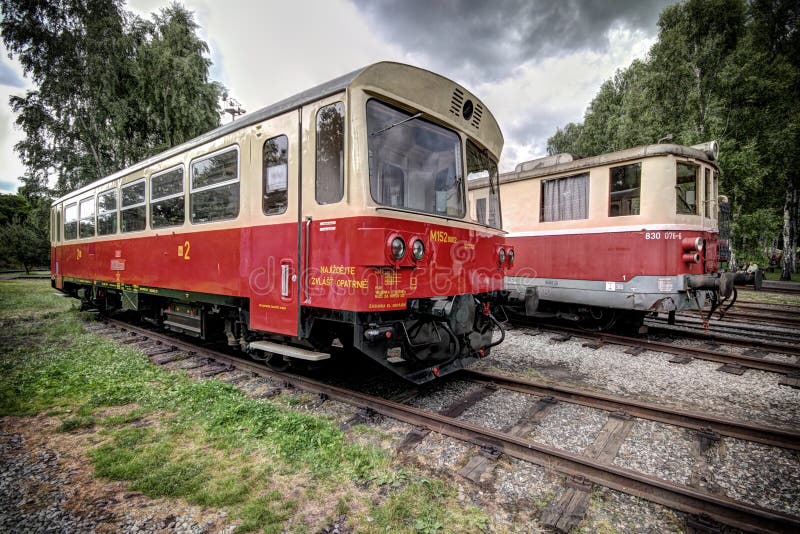 Red diesel train stock image. Image of engine, white - 59018649