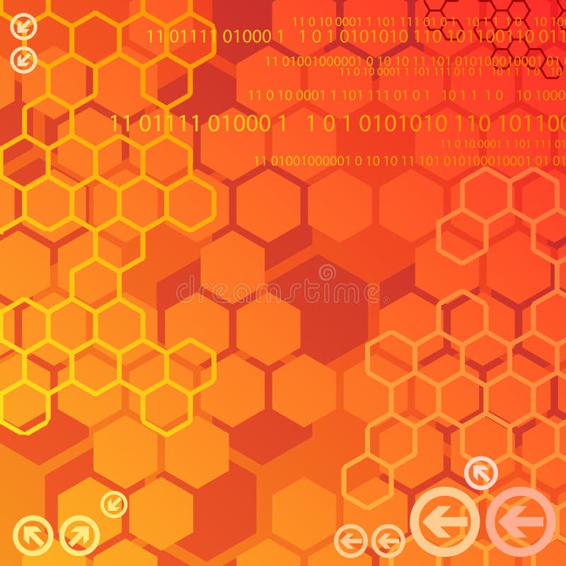 Red digital background stock illustration. Illustration of pattern ...