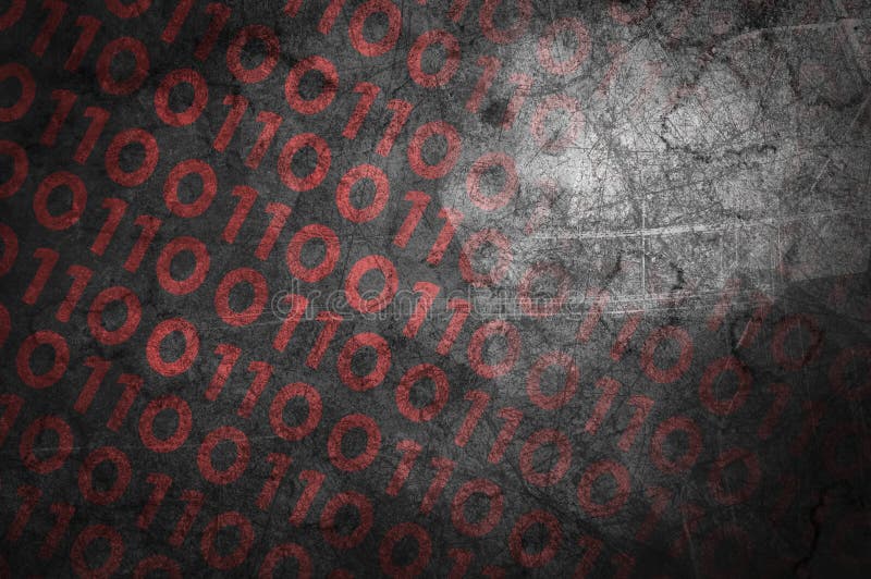 Binary Code Falling Red Stock Illustrations – 78 Binary Code Falling ...