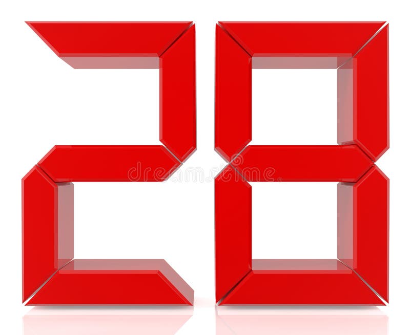 Numeral 28 Stock Illustrations – 60 Numeral 28 Stock Illustrations ...