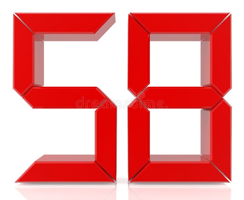 Numbers Fifty Eight Stock Illustrations – 79 Numbers Fifty Eight Stock ...