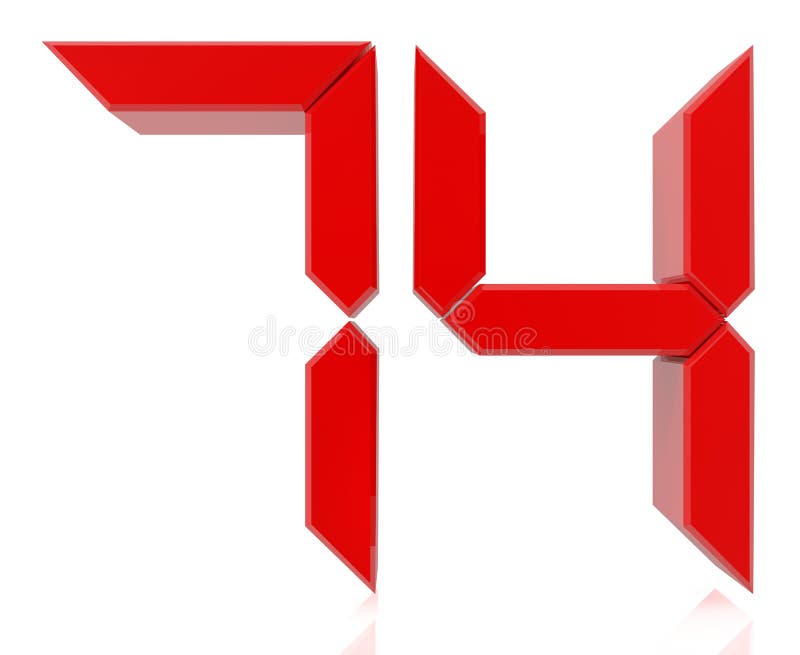 Numeral 74 Stock Illustrations – 45 Numeral 74 Stock Illustrations ...