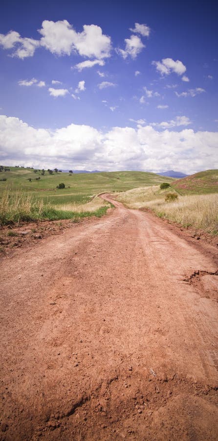 Red Dirt Country Road in Outback Australia Stock Photo - Image of ...