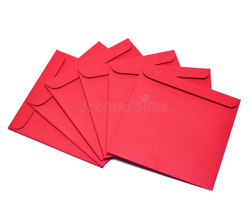 Red disk envelopes stock image. Image of copy, format - 30392305