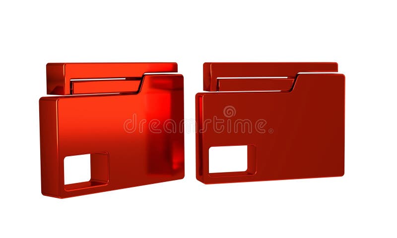 Bookkeeping, folder icon stock vector. Illustration of icon - 175002581