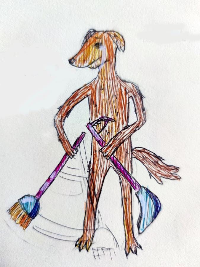 Cartoon Sweeping Broom Stock Photos - Free & Royalty-Free Stock Photos ...