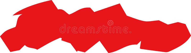 Red Doodles Written with Rough Lines Stock Illustration - Illustration ...