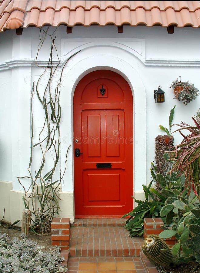13+ Stucco house red door Free Stock Photos - StockFreeImages
