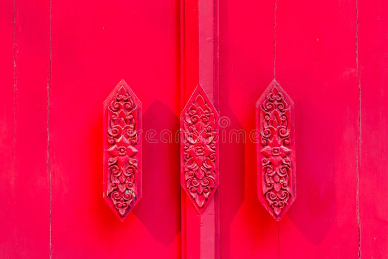 Red door handle stock image. Image of texture, closed - 53938049