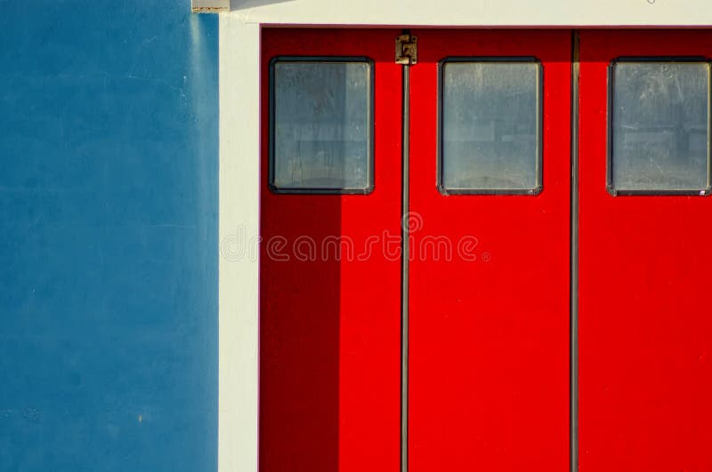 Red doors stock image. Image of frame, entrance, metaphor - 143865929