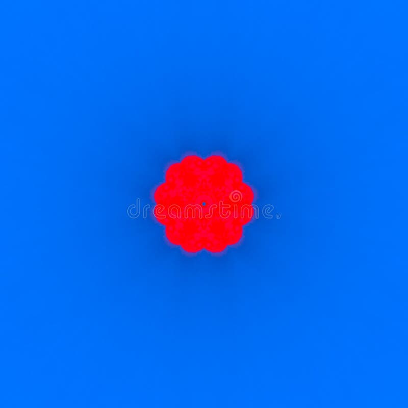 Red Dot Blob Blue Background Abstract Shades Shapes and Blurs Stock ...