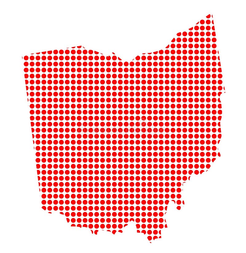Ohio Map Outline Stock Illustrations – 830 Ohio Map Outline Stock ...