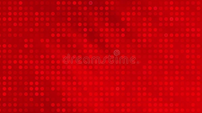 Red Dot Matrix Pattern Background Loop. Stock Video - Video of design ...