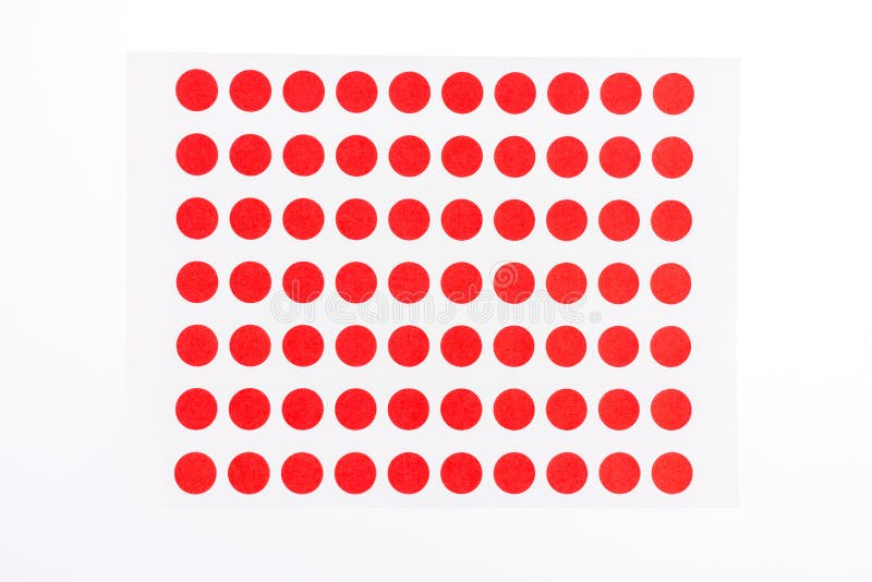 Red Dot Pattern, Red and White Background Stock Photo - Image of ...