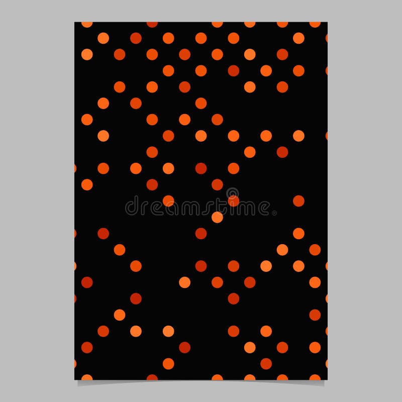 Red Dot Pattern Brochure Background - Vector Stationery Template Design ...