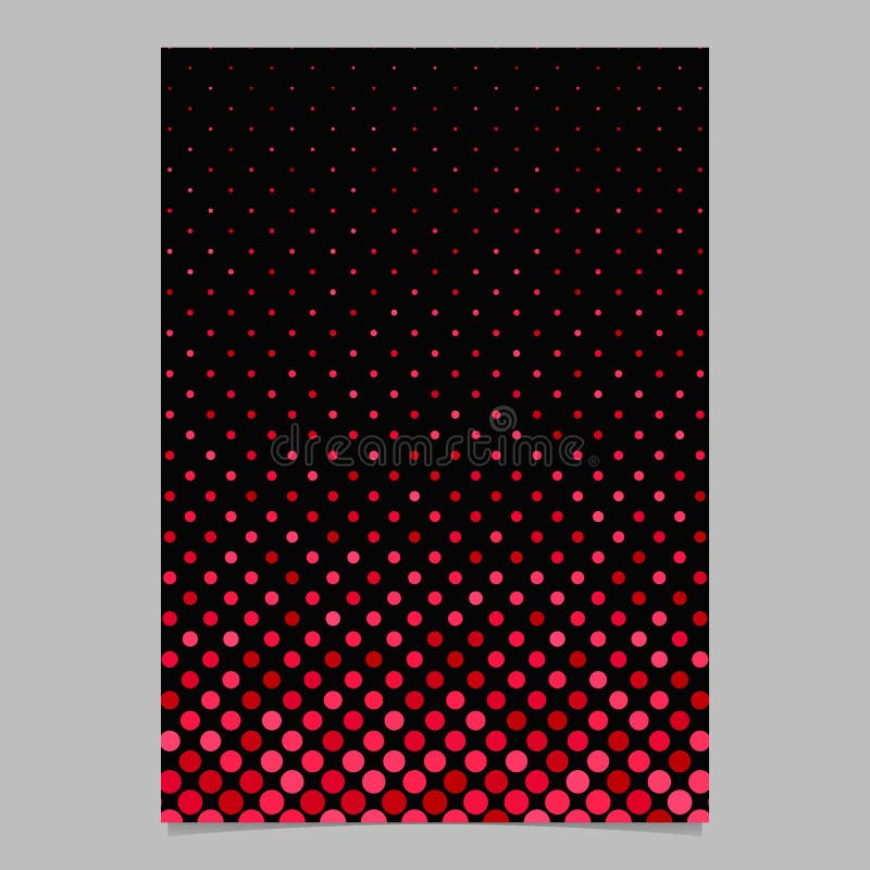 Red Dot Pattern Brochure Background - Vector Stationery Template Stock ...