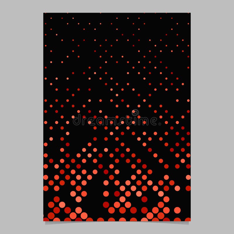 Red Dot Pattern Brochure Background - Vector Stationery Template Stock ...