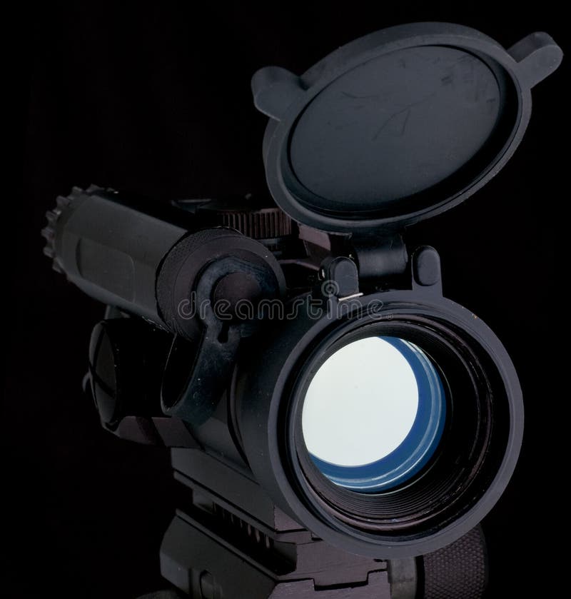 Red dot scope stock photo. Image of assault, optical - 22560848