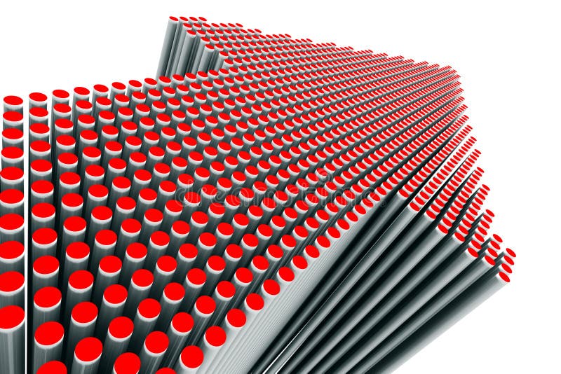 Red Dots Arrow stock illustration. Illustration of perspective - 11638691