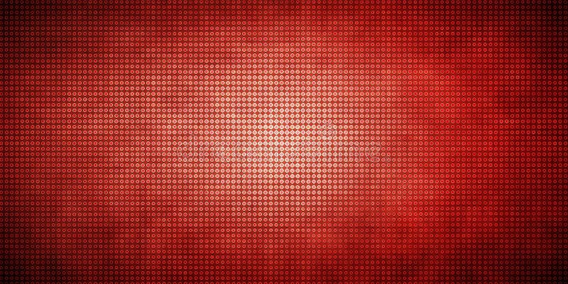 Red Dotted Grid - Abstract Background - Circular Pattern - Digital Art ...