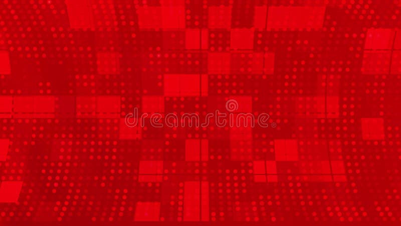 Red Dotted Grid and Square Pattern Background Loop. Stock Video - Video ...